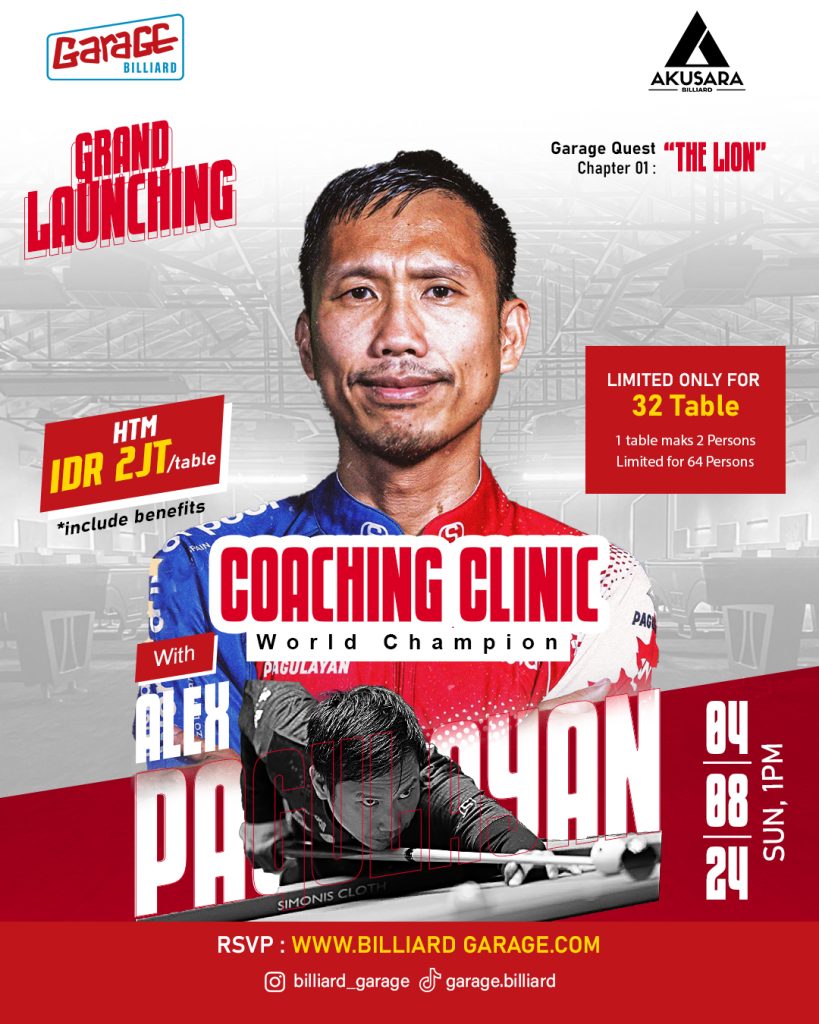 Coaching Clinic – Alex Pagulayan – Billiard Garage